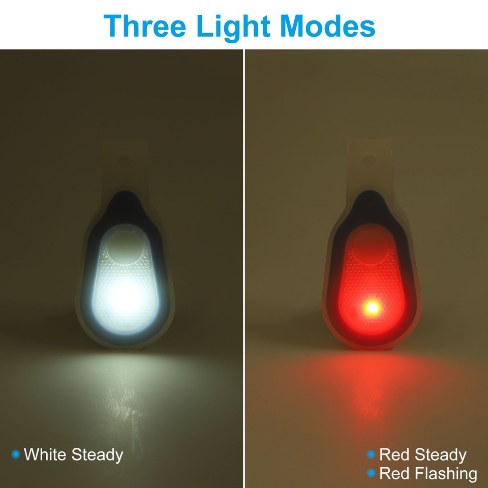 3 Pack LED Flashlight Night Shift Flashlights Running Light Red Blue ...