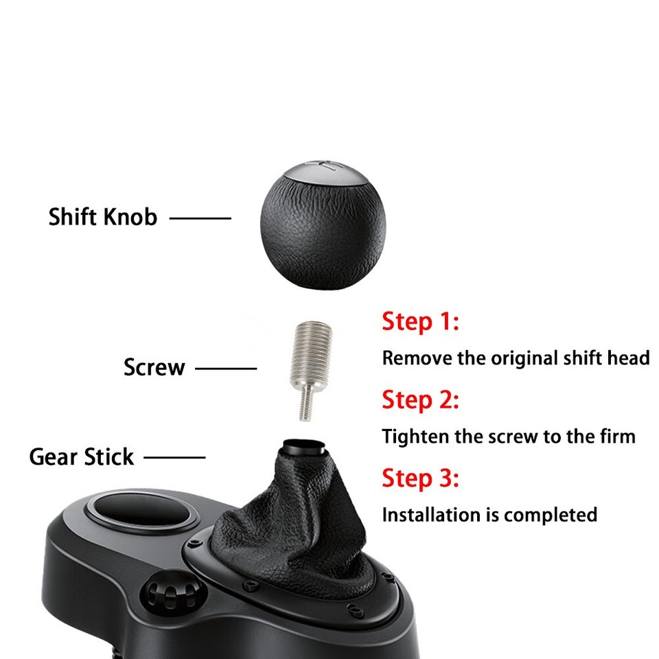 1PCS Gaming Shifter Head Adapter Screw For Logitech G29 G923 Rocker ...