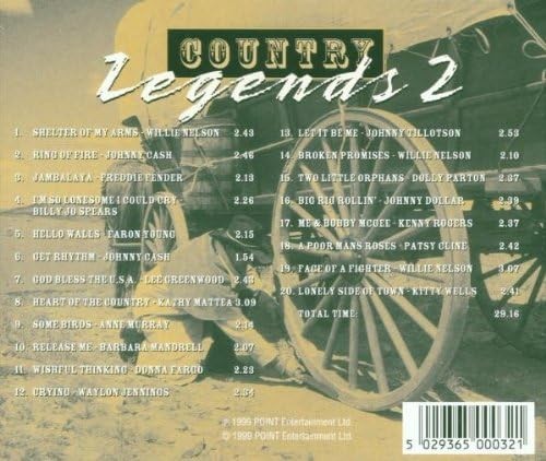 Various Country Legends 2 (CD) (UK IMPORT) | eBay