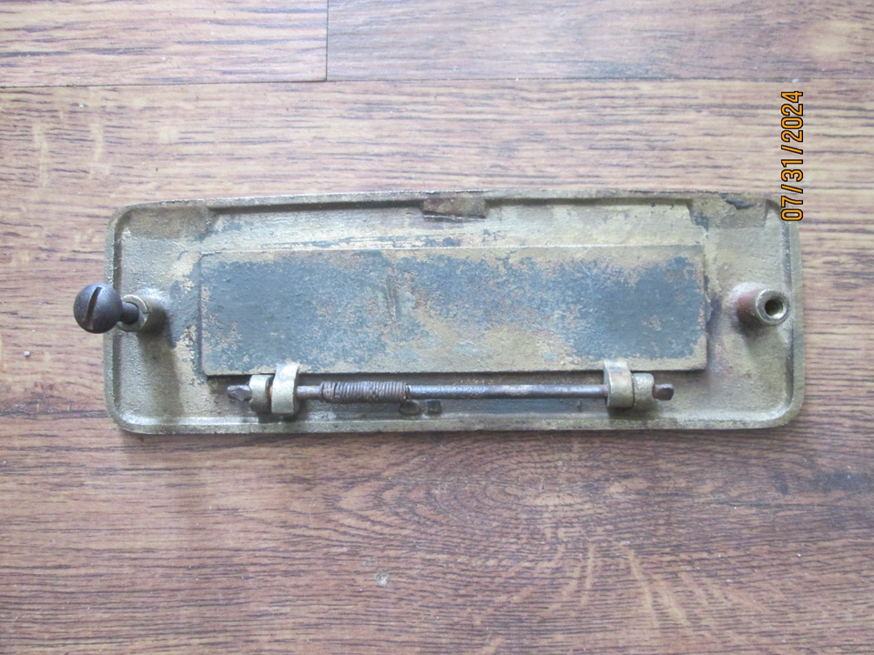 Vintage Brass Mail Slot LETTERS - One Screw - No Inside Plate | eBay