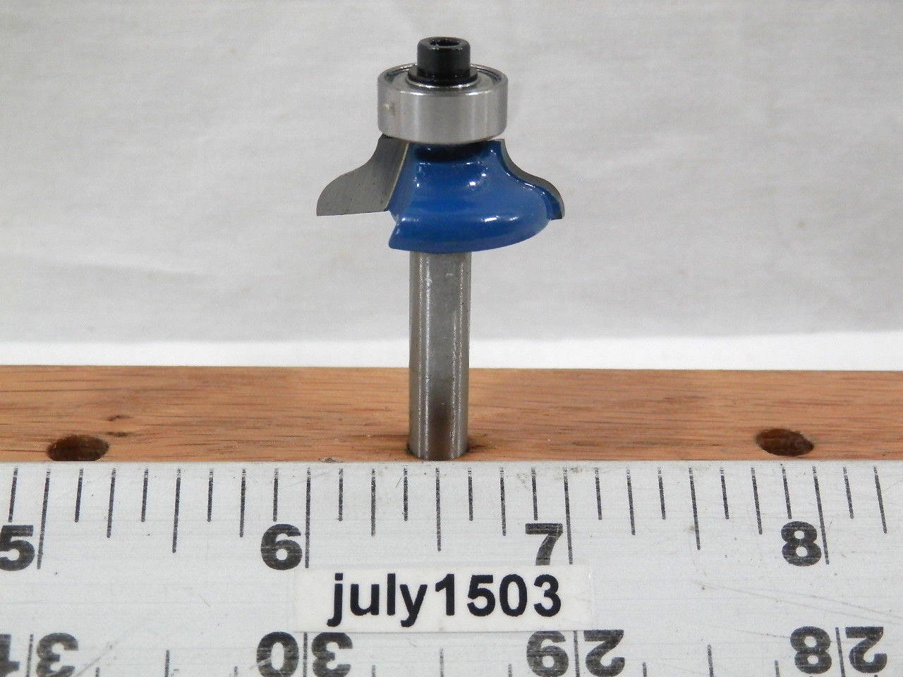 (1) NEW 1/4" Radius Curved Line Edge Profile 1" OD Carbide Tip Router ...