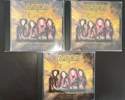 Razor – The Evil Invaders Alive Canada Oxidized Razor rec CD Thrash ...