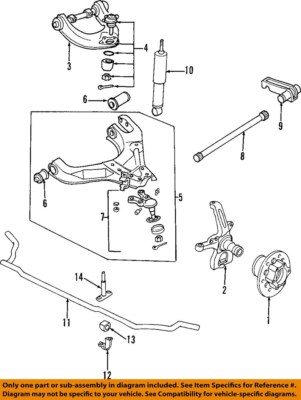 MITSUBISHI OEM 97-04 Montero Sport Stabilizer Sway Bar-Front-Bushings ...
