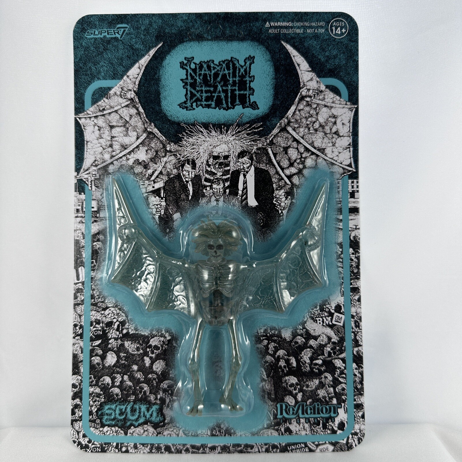 Super7 Napalm Death ReAction Scum Demon Action Figure Wave 1 Aquamarine ...