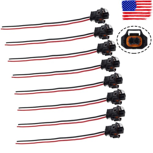 8pcs Fuel Injector Connector Harness Set For PT2183 88988963 88988584 ...