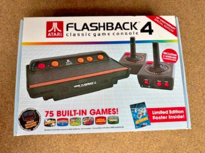 Atari Flashback 4 Classic Game Console 40th Anniversary Edition 75 ...