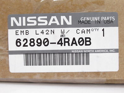 Genuine OEM Nissan 62890-4RA0B Front Grille Emblem 15-18 Maxima w ...