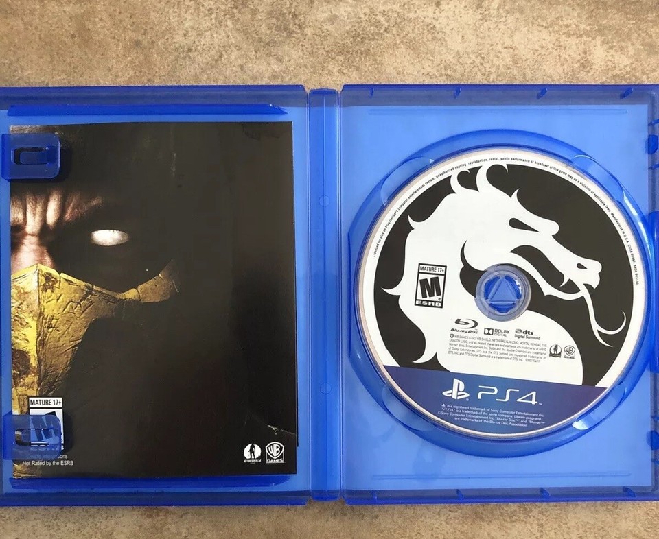 Mortal Kombat X (PlayStation 4, PS4) Video Game CIB w/Disc, Manuel ...