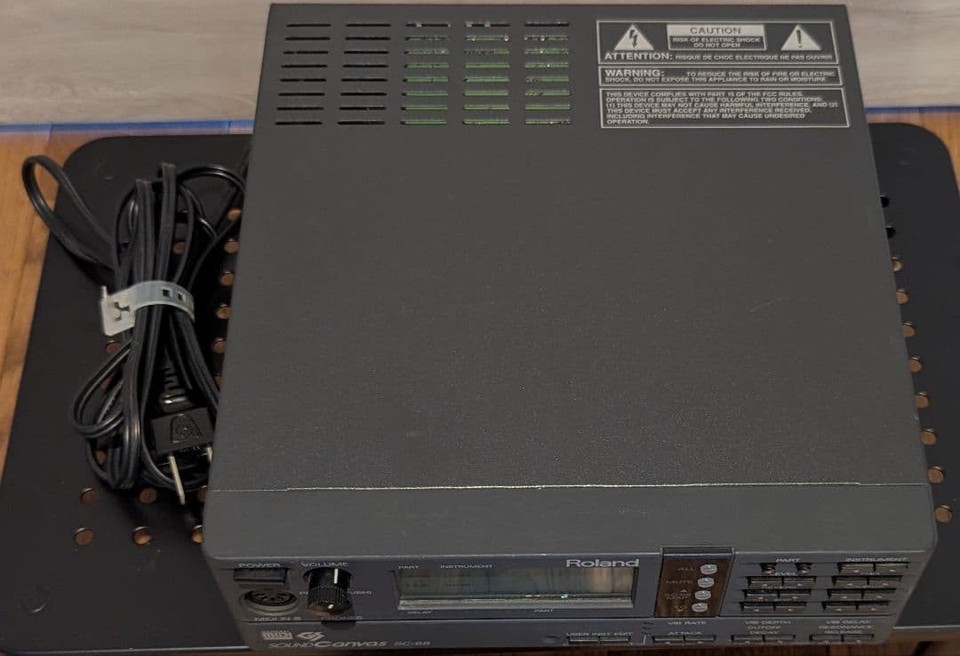 Roland SC-88VL Sound Canvas GS MIDI Sound Module New Battery Japan ...