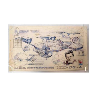 ERTL Merchandise Enterprise NCC-1701A Poster (Limited Ed) VG+ | eBay