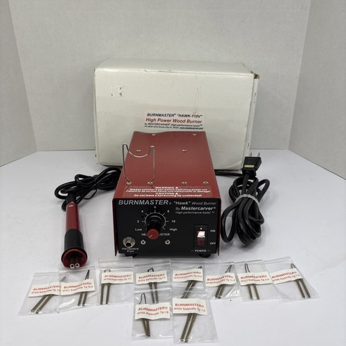 Burnmaster Hawk-110V High Power Wood Burner Mastercarver TESTED WORKS ...