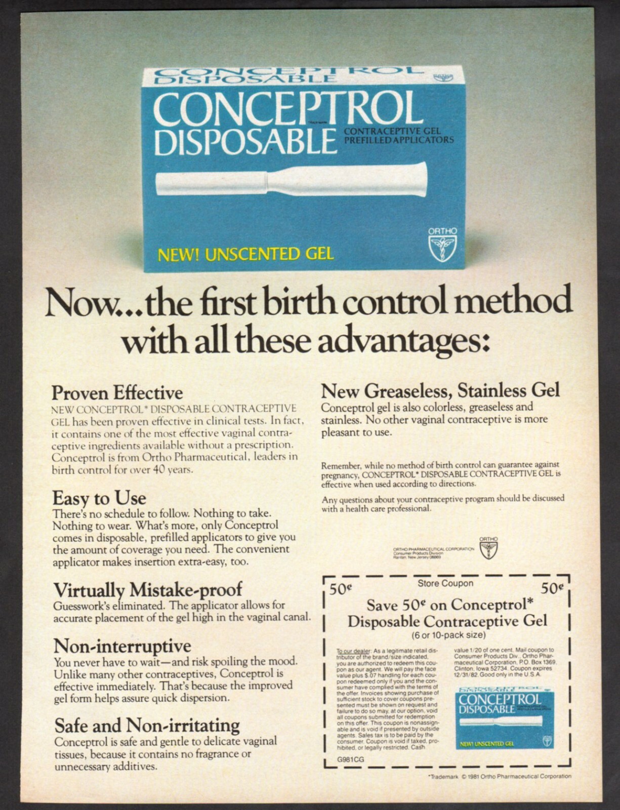 Birth Control Advertisement