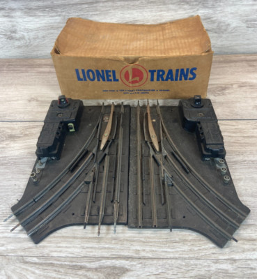 Lionel Trains Postwar Remote Control 027 Switches 1122 & Original Box ...