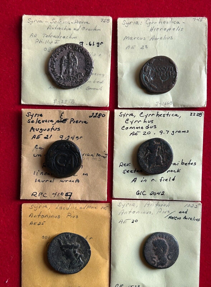 Lot of 5 Ancient Roman Bronze Coins Various mints | eBay