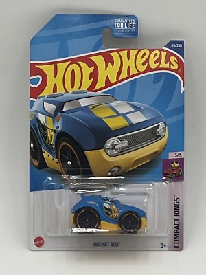 Hot Wheels Rocket Box Yellow & Blue Car 69/250 Mattel 3/5 | eBay