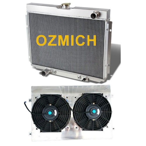 For 1967-70 Ford Mustang w/390/428/429/302/351 V8 24'' Radiator+Shroud ...