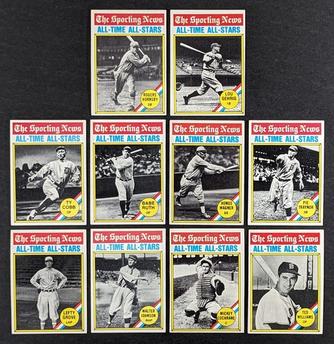 1976 Topps Baseball All Time Greatest Set 10 Cards | eBay