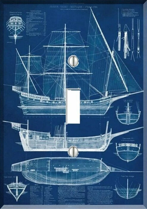 Antique Ship Blueprints