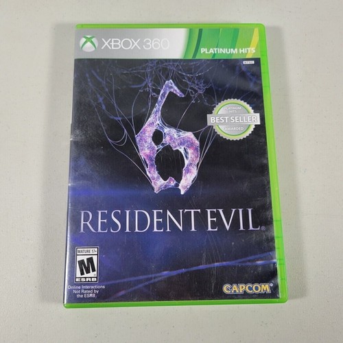 Resident Evil 6 Xbox 360 Video Game No Manual 2012 Rated M Mature | eBay