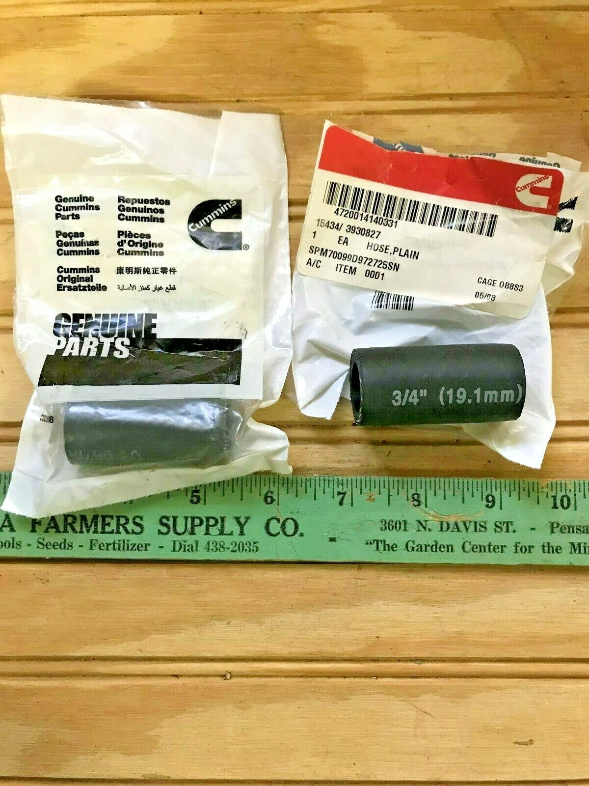 QTY 2 CUMMINS 3930827 CRANKCASE VENTILATION TUBE HOSE | eBay