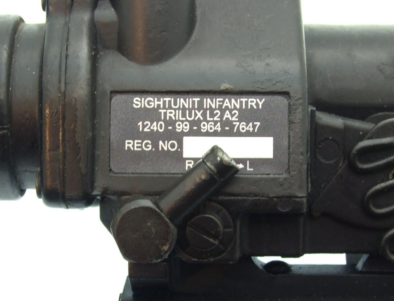 TRILUX SUIT SIGHT (L2A2) REPRODUCTION LABEL | eBay