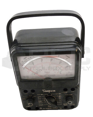 SIMPSON 260 MULTIMETER SERIES 7M 350VDC 1000V AC/DC 20000OHM *READ* | eBay