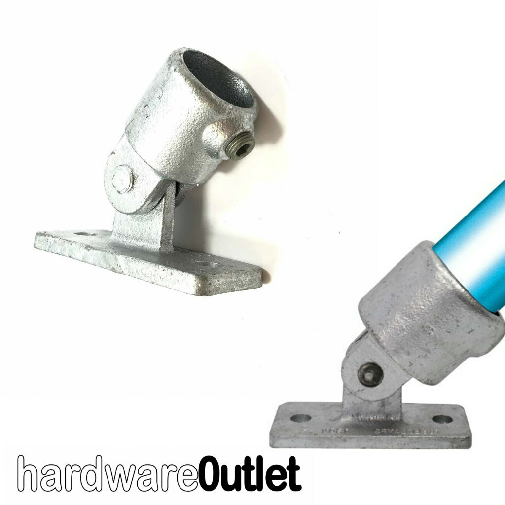 Galvanised Steel Tube Pipe Tube Clamps Handrail Guardrail Safety ...