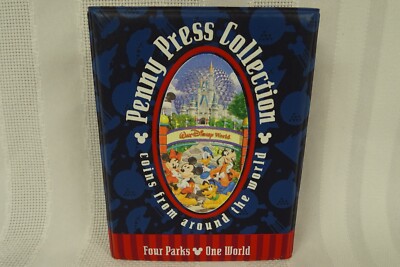 Disneyland Penny Press Collection w/ The Collector’s Penny Press Wallet ...