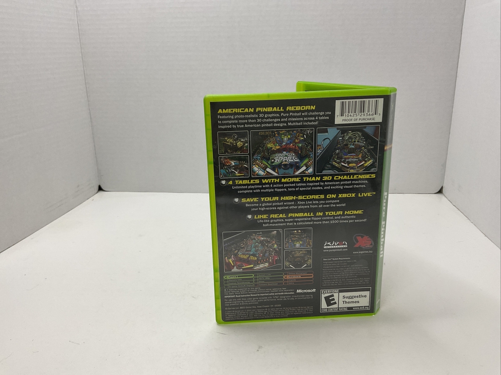 Pure Pinball American Pinball Reborn Microsoft Xbox 2004 Complete with ...