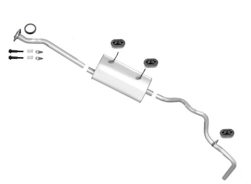 Exhaust Muffler Tail Pipe for Ford Ranger 3.0 4.0 98-03 with 118 Inch ...