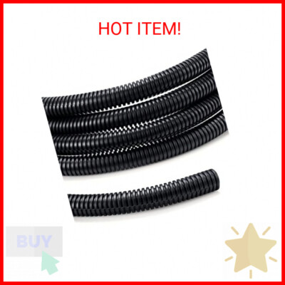 Wire Loom 1/2 inch 10ft, YCLYC Split Loom, Cord Protectors from Pets ...