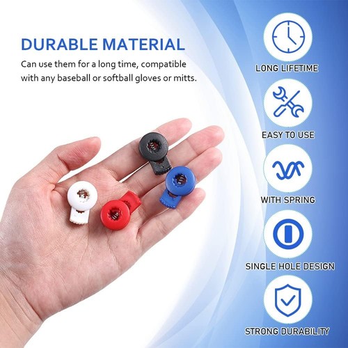 32 Pcs Glove Locks,Lace Locks for Baseball is Sturdy, No Knot... | eBay