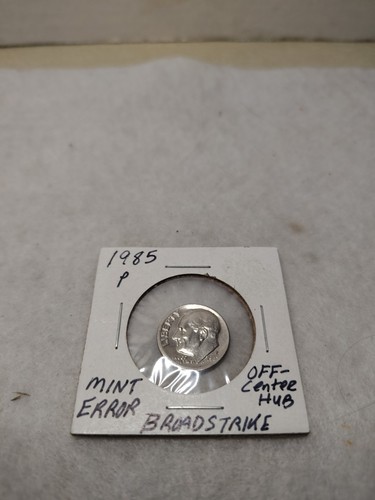 1985 P Roosevelt Dime Mint Error Coin Broadstrike 🪙 | eBay
