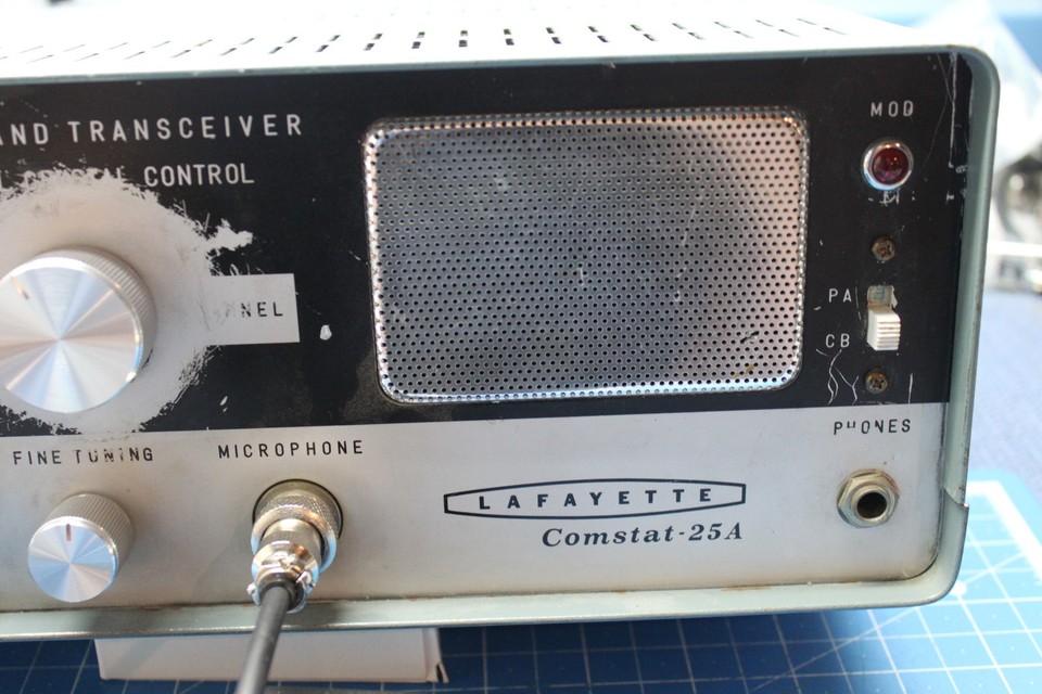 Nice Restored Lafayette Comstat 25A 25 Channel CB Radio with Mic (tube ...