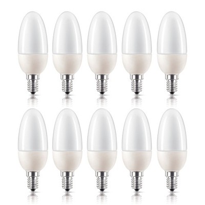 10 X Philips Softone Risparmio Energetico Candela 5W=21W E14 190lm ...
