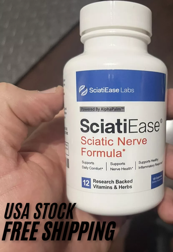 SciatiEase Labs Sciati Ease Sciatic Nerve Formula 120 Capsules - New ...