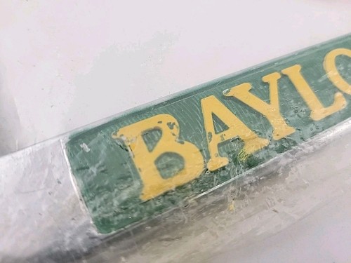 Baylor University Bears NCAA Basketball 80s Vintage License Plate Metal ...