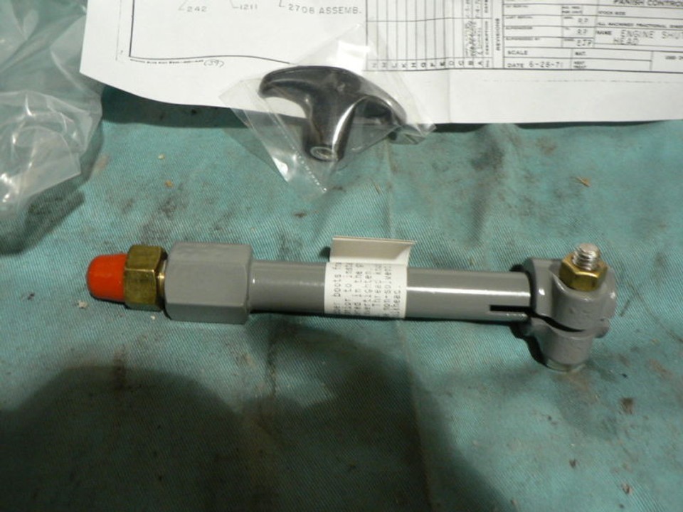 PANISH CONTROLS ENGINE SHUT DOWN CONTROL HEAD C2707 | eBay