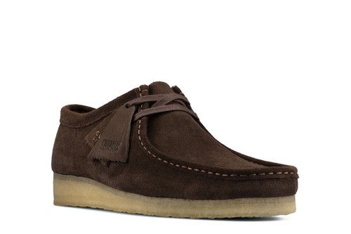 Clarks Original Men Wallabee Low DARK BROWN SUEDE Made In Vietnam" | eBay
