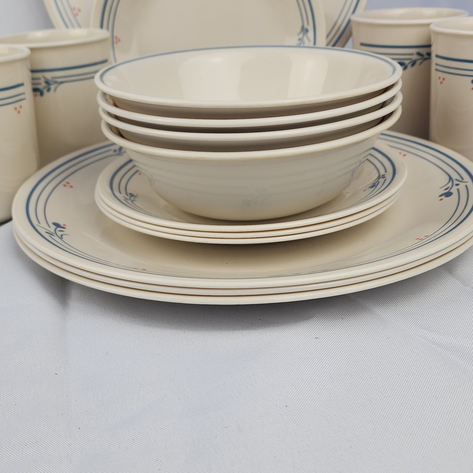 Corelle Country Violets 16-Pc Dinnerware Set | eBay