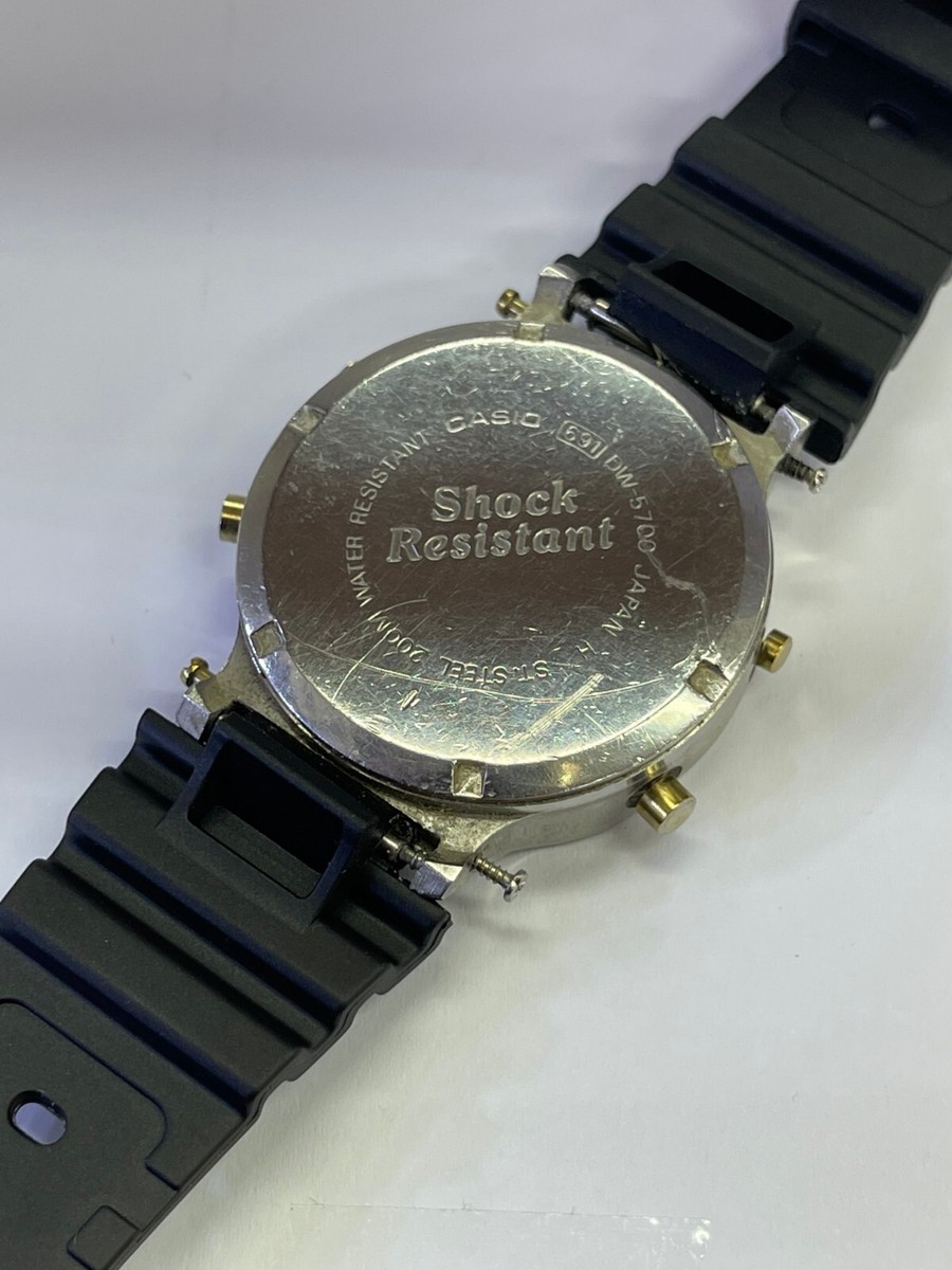 Casio G-Shock DW-5700 Japan Rare Vintage Digital Mens Watch Casio G-Shock DW-5700 Japan Rare Vintage Digital Mens Watch