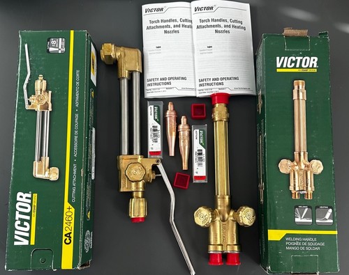 VICTOR Cutting Torch Set CA2460+, 315FC+and 2 Tips. NEW NEVER USED | eBay