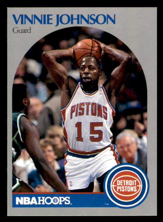 1990 Hoops Vinnie Johnson #107 Detroit Pistons | eBay