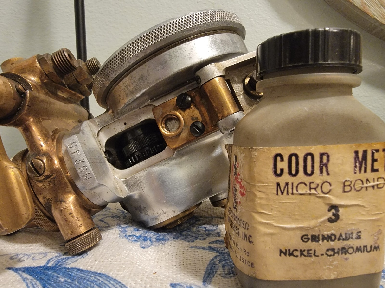 mogul metalizing gun vintage spray welder nickel chromium argon usa ...