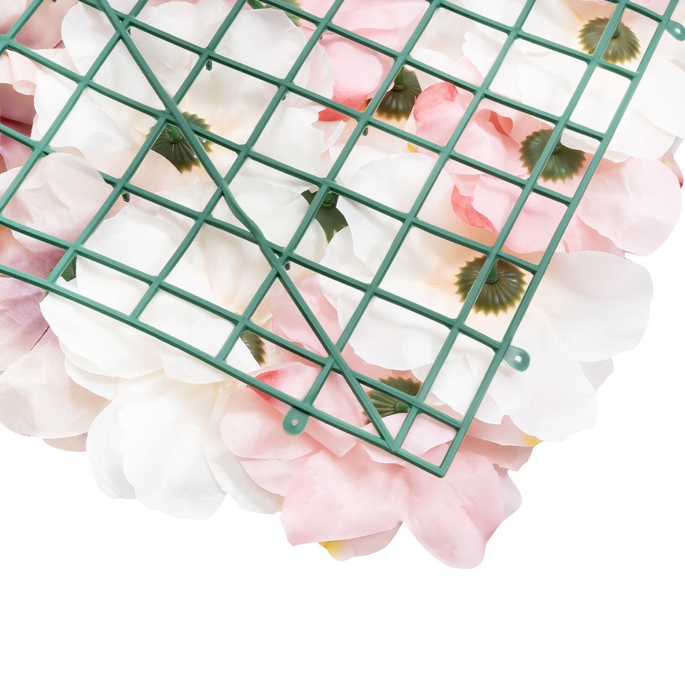 Flower Wall Panel Artificial Flower Wall Backdrop Flower Decoration 12 Pcs | eBay