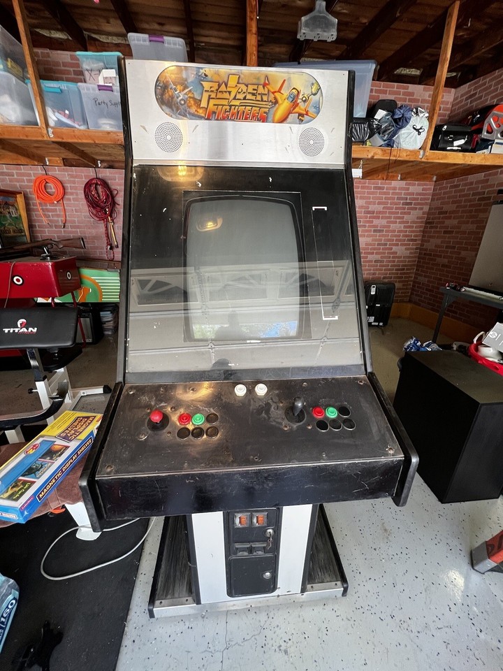 Arcade Cabinet With Raiden Fighters Pcb And Multicade Pcb With 60 Games ...