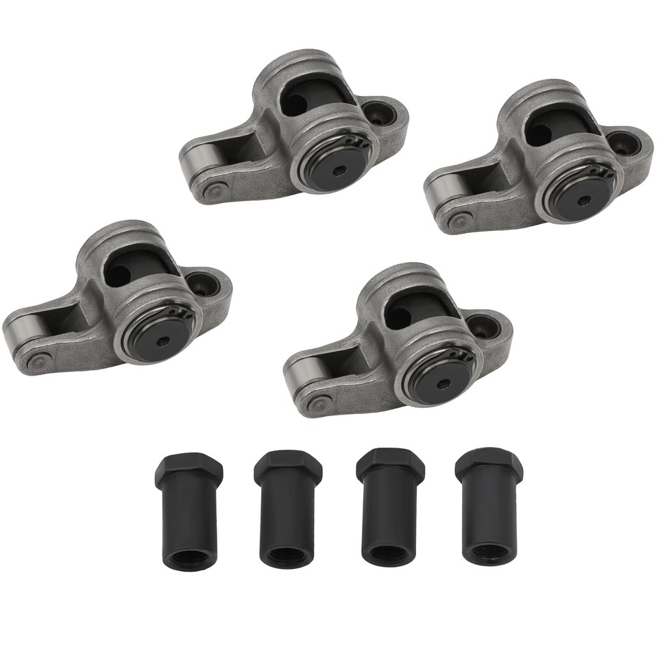Stainless Steel Roller Rocker Arms & Stud For Chevy SBC 350 400 1.6 ...