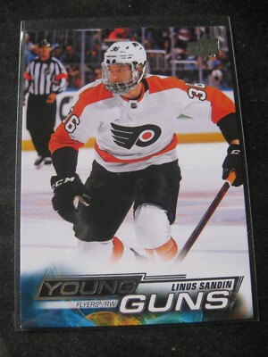 LINUS SANDIN 2022-23 NHL Upper Deck Series 1 Young Guns #217 FLYERS ...