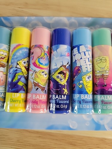Nickelodeon SpongeBob SquarePants Flavored Lip Balms--10 Pack--Brand ...