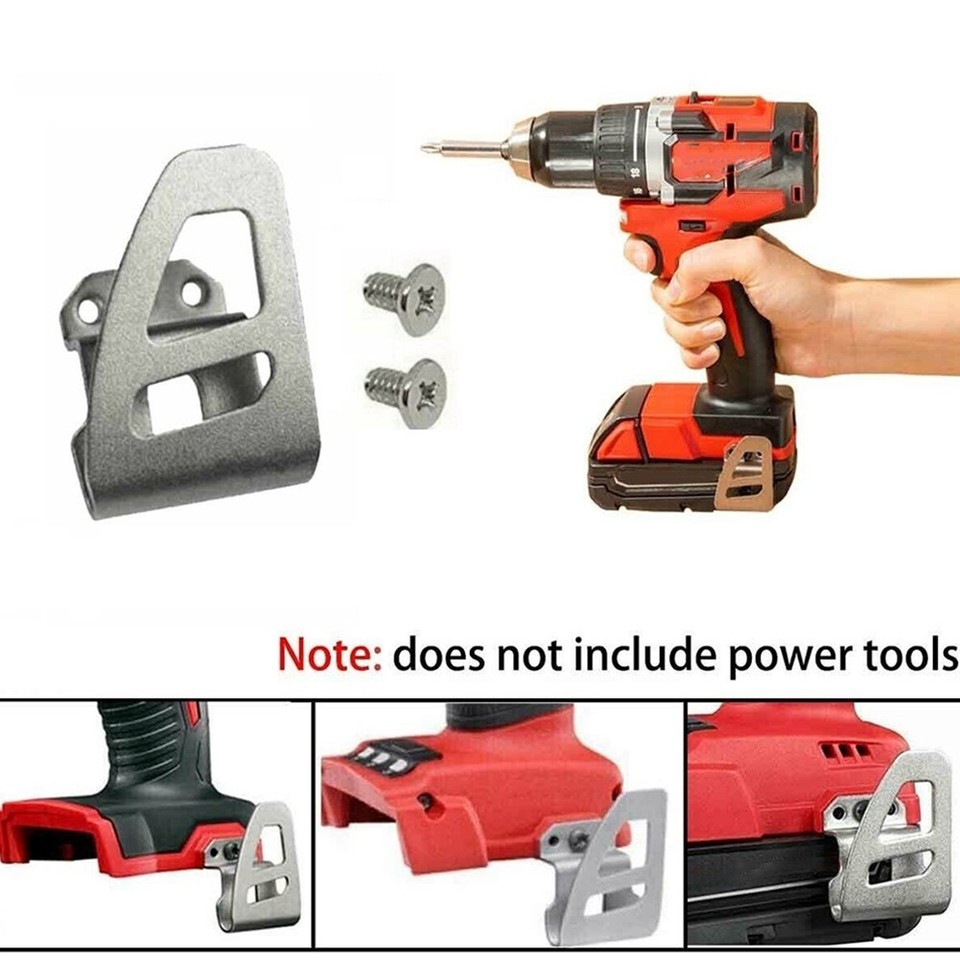 For Belt Clip Hooks Screws For Drills For Wrenches Steel Kit Silver ...